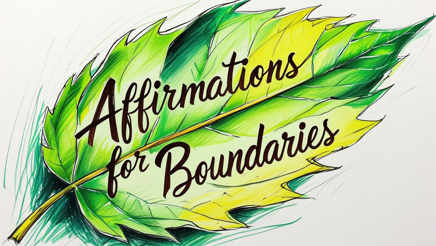 30 daily affirmations for boundaries and self-respect - careandselflove